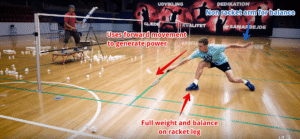 Badminton net shot: the hidden mind game