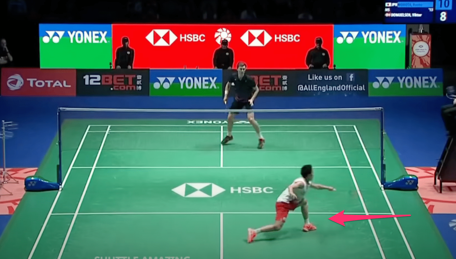 Lunges in badminton: dominate the tight corners like magic