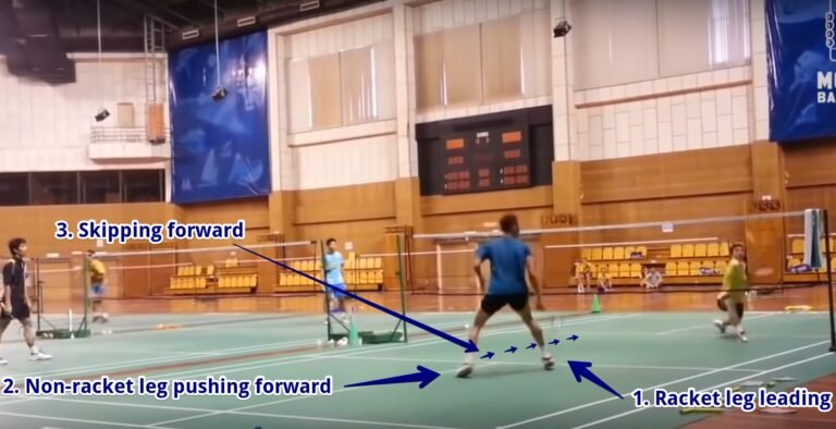 Stance in badminton: ready to strike like a Cobra