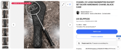 The most expensive badminton racket: who pays $3,999 for this?!